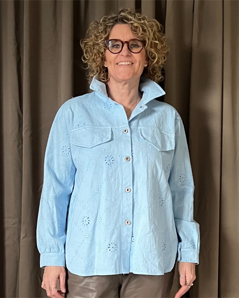 Marta Du Chateau Mdc Michelle Jacket 55626 Sky Jacket